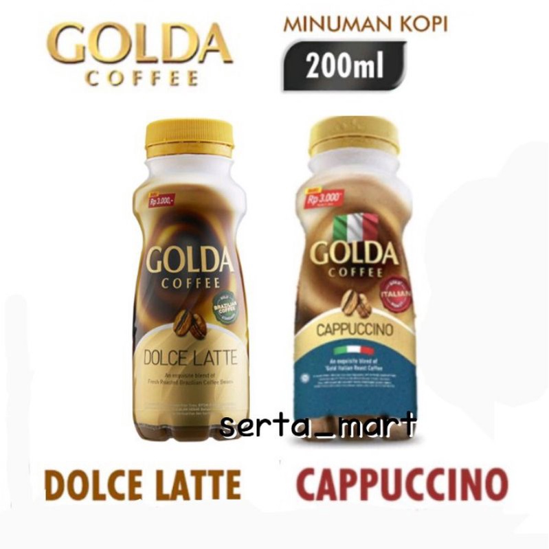 Jual Golda Coffee Dolce Latte / Cappuccino 200ml - Minuman Kopi RTD ...
