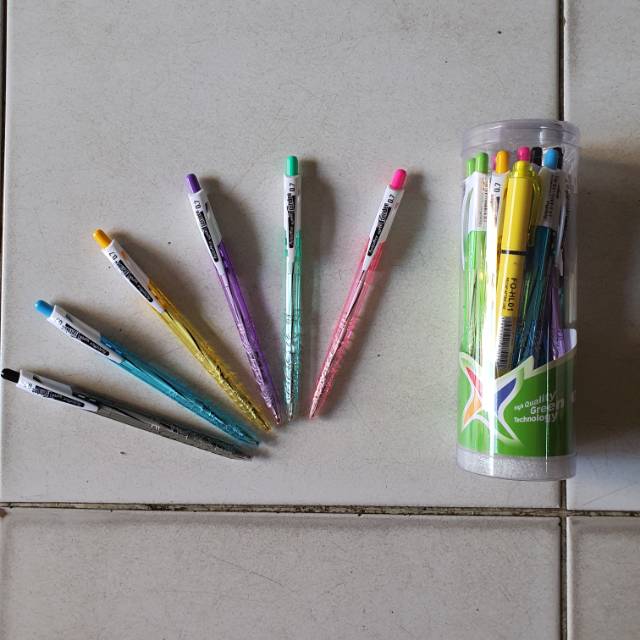 Jual Pena cetekan lancar Flexoffice super Trendee 0.5mm | Shopee Indonesia