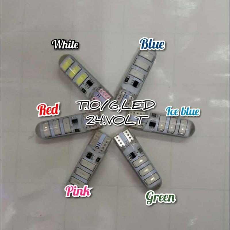 Jual Lampu senja T10 6 led 24v mateng | Shopee Indonesia
