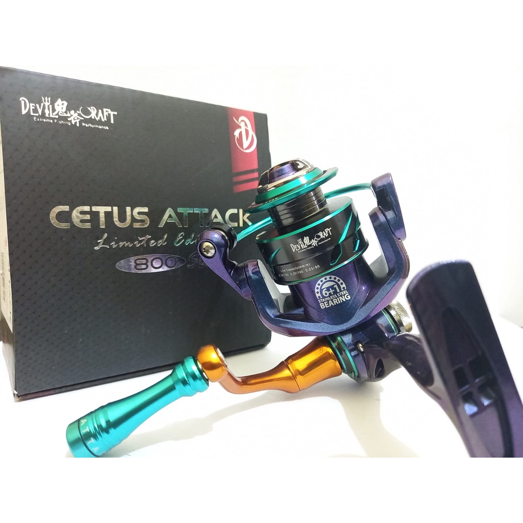 Jual REEL DEVIL CRAFT CETUS ATTACK 800 SW (ORIGINAL) | Shopee Indonesia