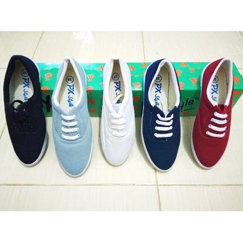 Jual Sepatu Kanva Wanita PX Slyle (068 Varian warna) Sepatu Lukis ...