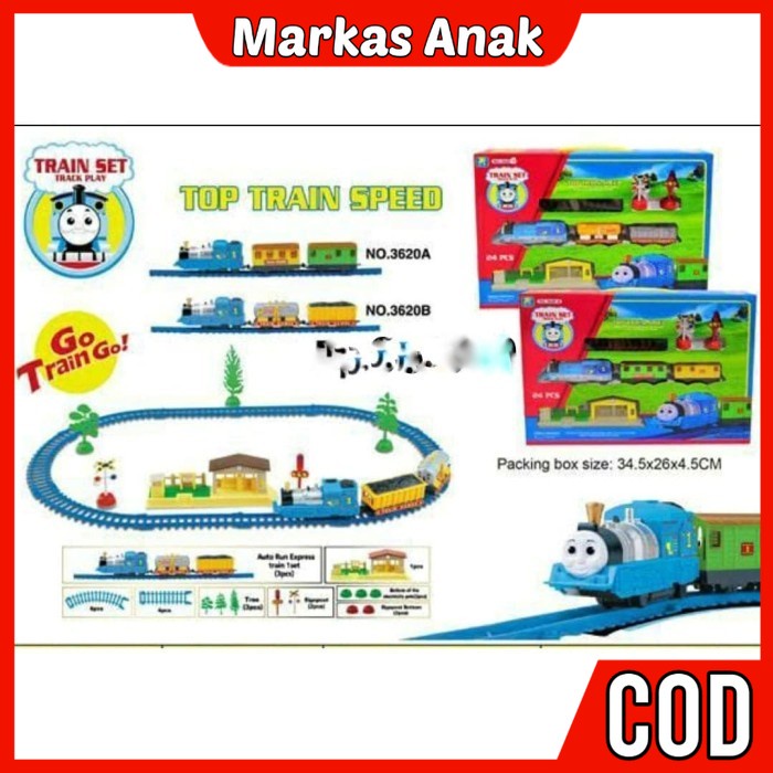 Jual Mainan Anak Anak Umur 3 4 5 6 Tahun Track Trek Jalur Mobil Mobilan Rel Kereta Api Panjang ...