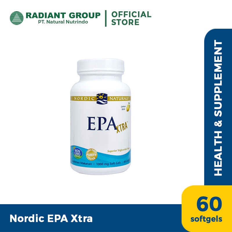 Jual Nordic Epa Xtra Lemon - 60 Softgels | Shopee Indonesia