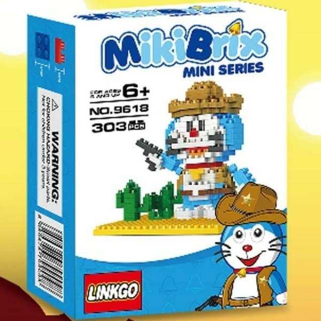 Jual Doraemon 9618 MikiBrix PREMIUM Nano Block Brick | Shopee Indonesia