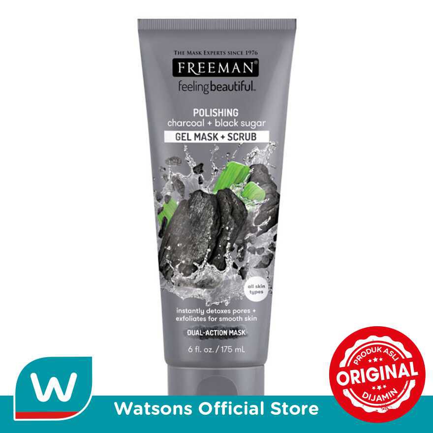 Jual Freeman Charcoal & Black Sugar Polishing Mask 175ml | Shopee Indonesia