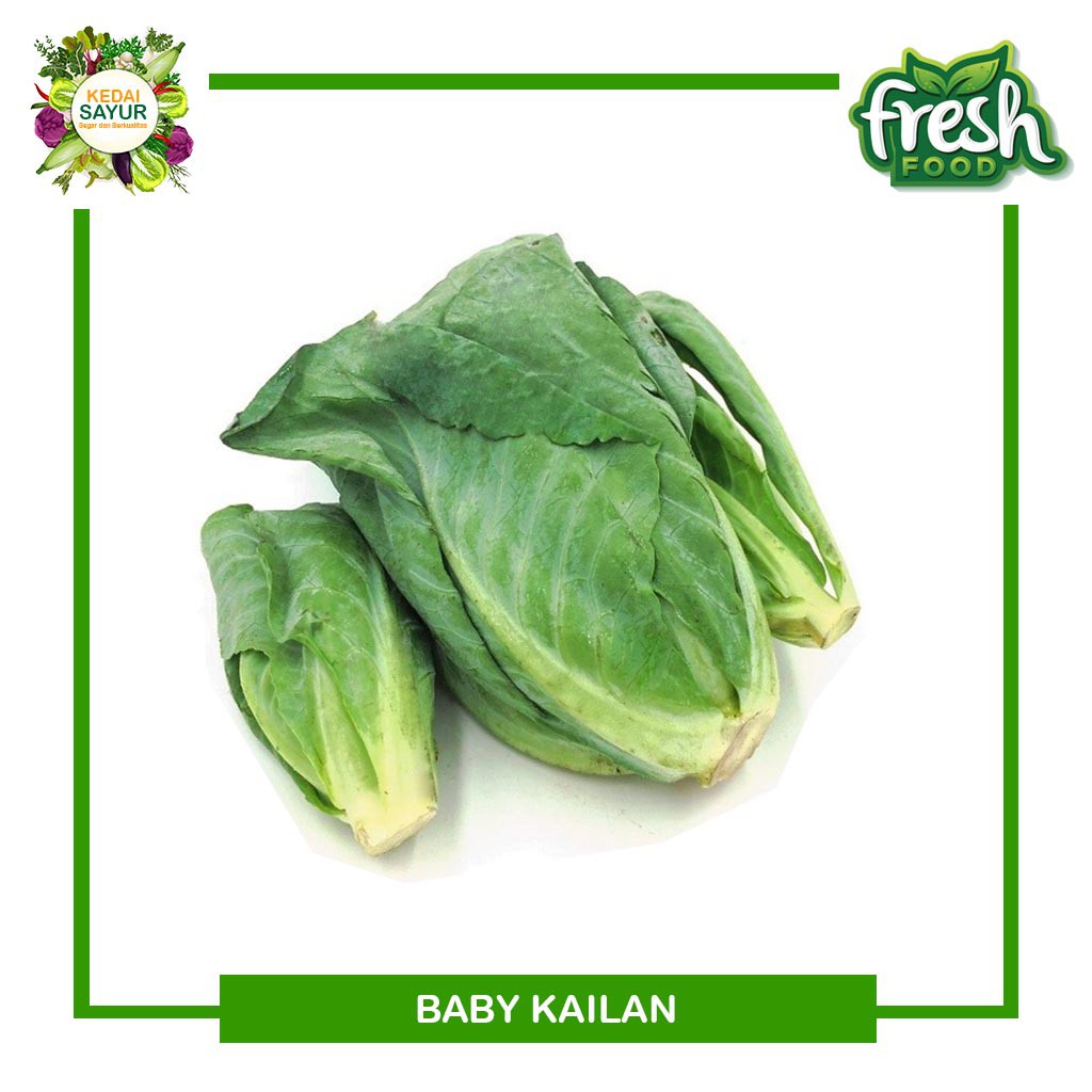 Jual Baby Kailan Hijau Segar 1 Ikat - Gerai Sayur Segar Depok | Shopee ...