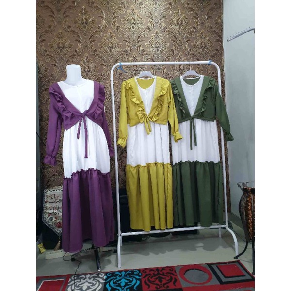 Jual gamis rompi (real pict) | Shopee Indonesia