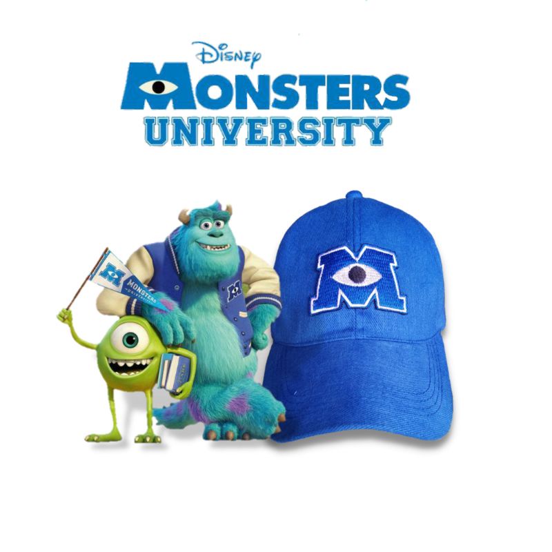 Jual Topi wanita pria karakter lucu disney monster university bahan ...