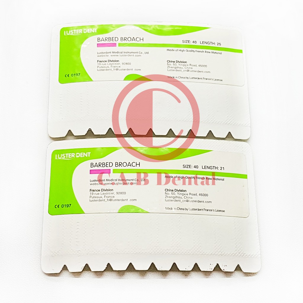 Jual Jarum Endo Ekstirpasi / Barbed Broach Lusterdent / Jarum Endo ...