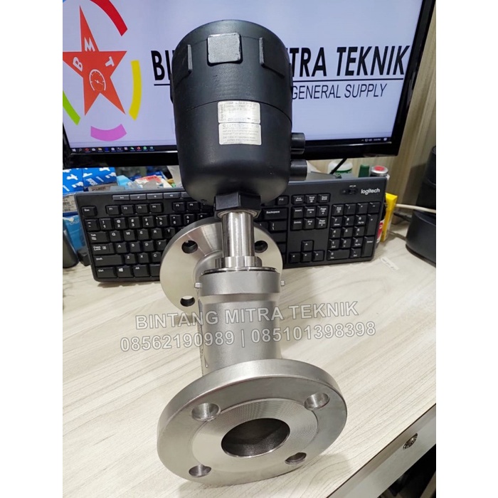 Jual ANGLE SEAT VALVE BURKERT 2000 A 50,0 PTFE VA 2 INCH FLANGE | Shopee Indonesia
