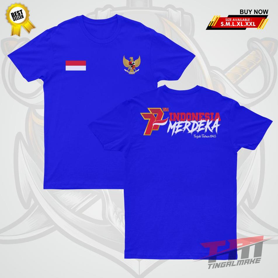Jual Dtf | Kaos Official 77 Indonesia Merdeka Terbaru Keren Kaos ...