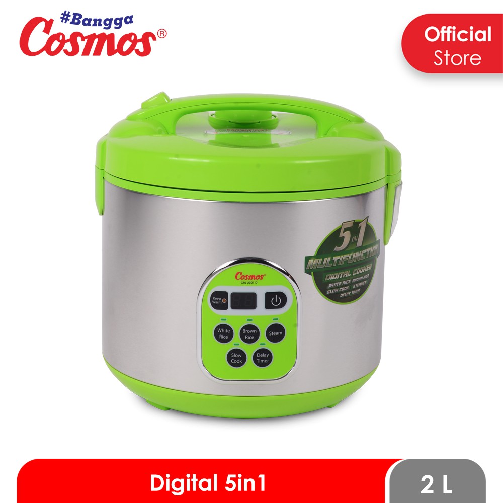 Jual Cosmos Rice Cooker Digital 5in1 CRJ-2301 D - 2 L | Shopee Indonesia