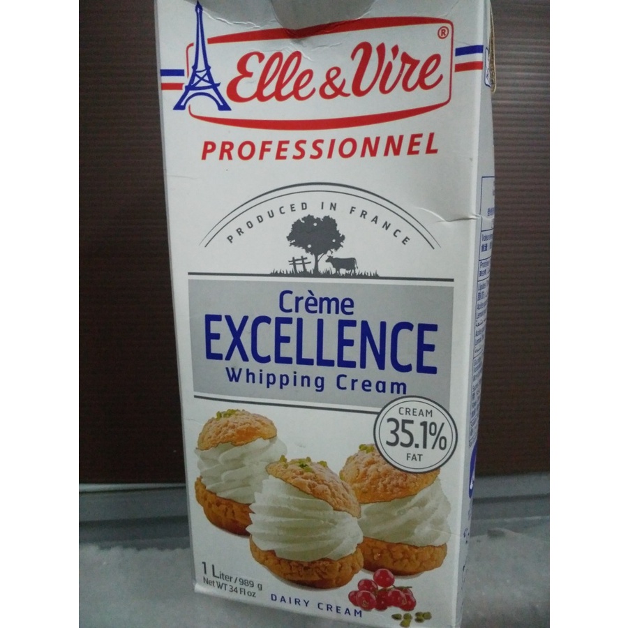 Jual Elle & Vire Whipping Cream 1liter | Shopee Indonesia