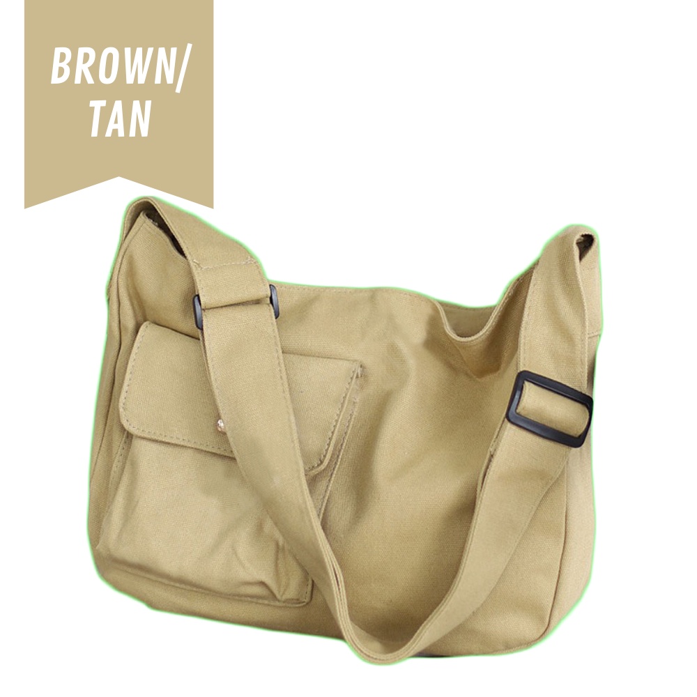 Jual TAS SELEMPANG CANVAS PREMIUM ORIGINAL UNISEX PRIA DAN WANITA TAS ...