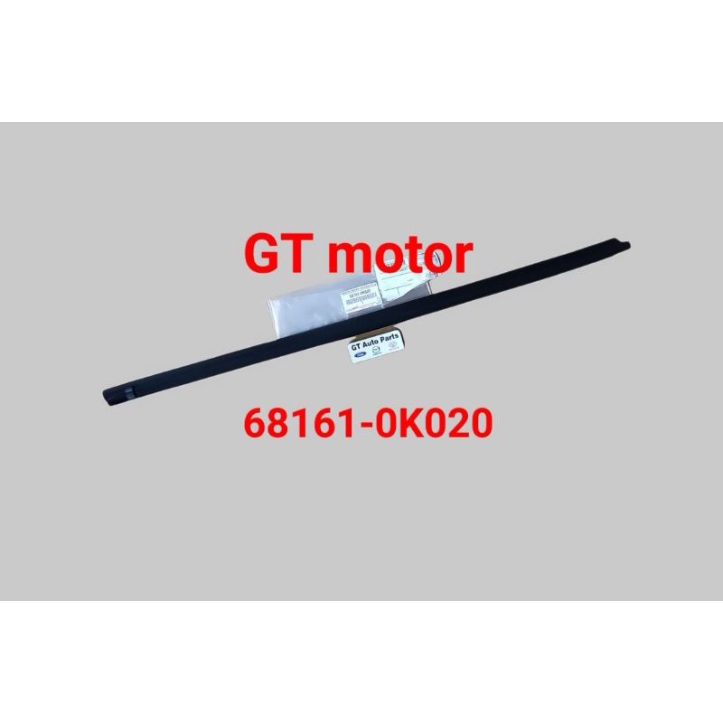 Jual 68161-0K020 Weatherstrip Front Door Glass Outer Right Karet List ...