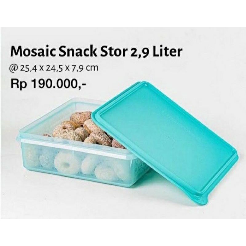 Jual Mosaic snack stor(1) dan Sweet Saver (1)Tupperware | Shopee Indonesia