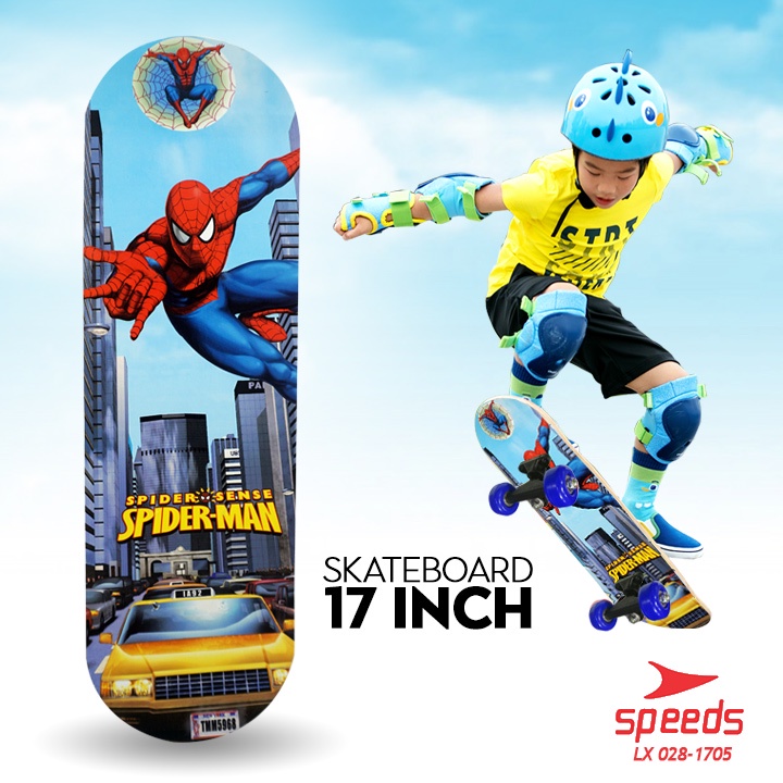 Jual SPEEDS Skateboard Anak Pennyboard Mainan Roda PVC Papan Skate ...
