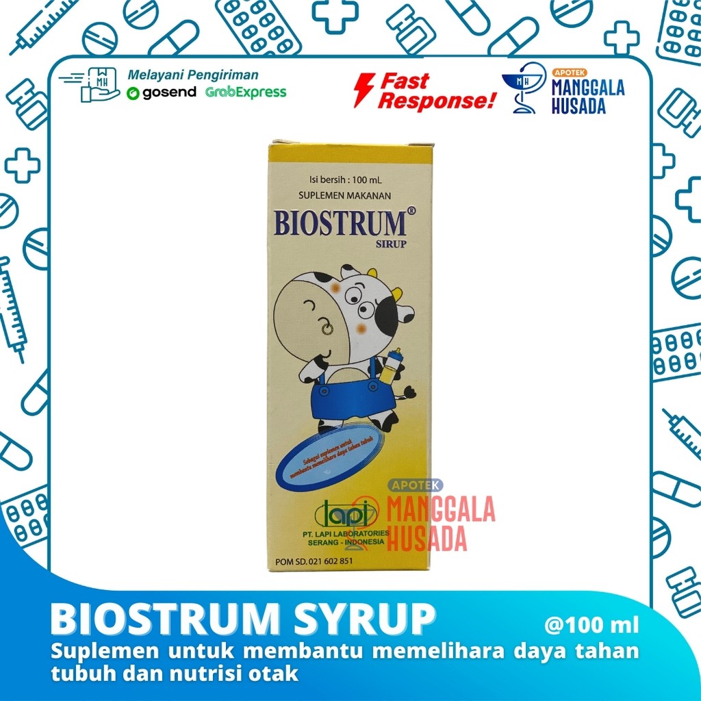 Jual BIOSTRUM SYRUP @ 100 ML | Shopee Indonesia