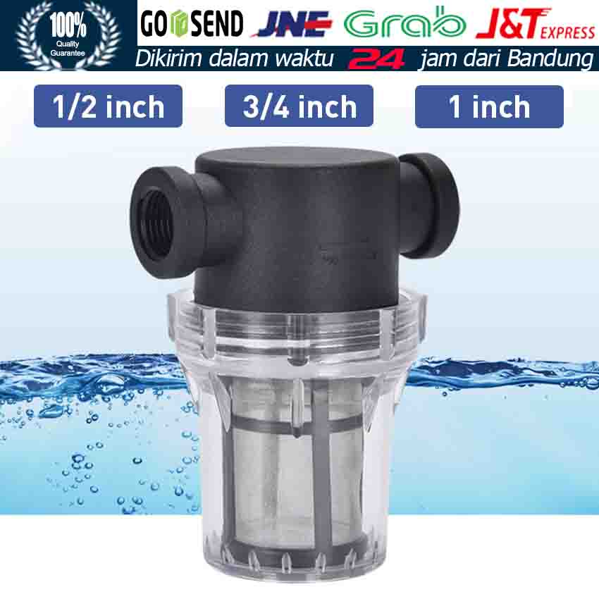 Jual Filter Pipa Air Bahan Plastik Transparan Ukuran 1 / 2 "3 / 4" 1 ...