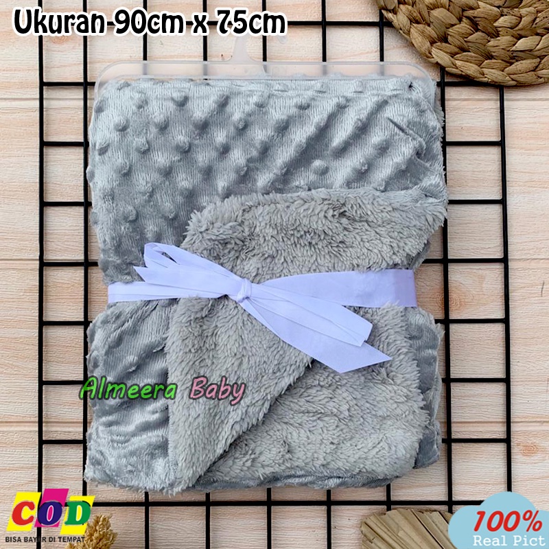 Jual Selimut Bayi Tebal Selimut Bayi Double Fleece Ukuran 90 Cm x 75 Cm ...