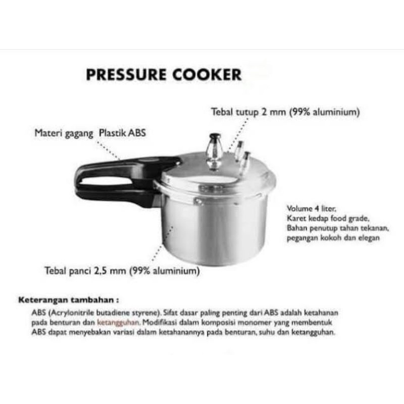 Jual Panci Presto 4 Liter | Shopee Indonesia