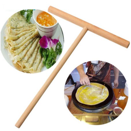 Jual Alat Penyebar atau Perata Adonan Pancake atau Crepe Bahan Kayu ...