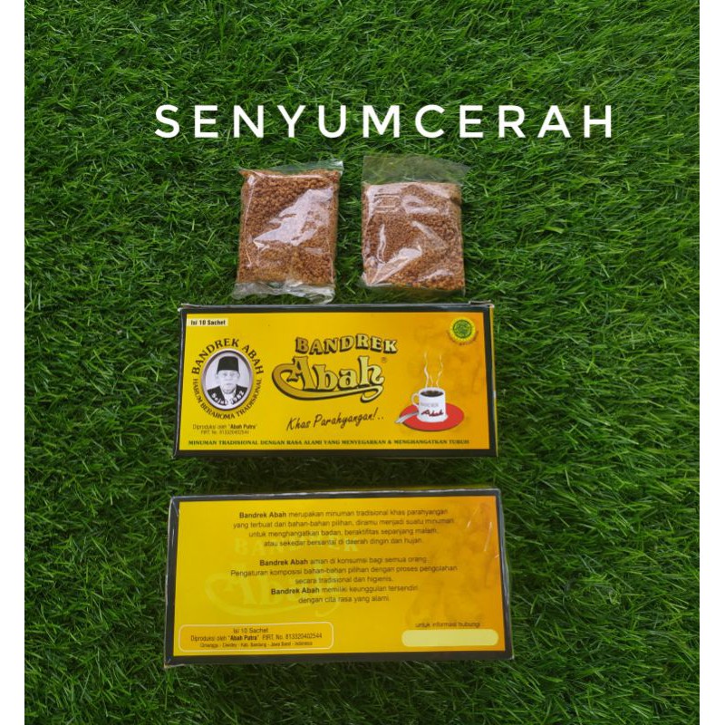 Jual Bandrek Abah Asli Ciwidey Kemasan dus isi 10 sachet rasa original ...