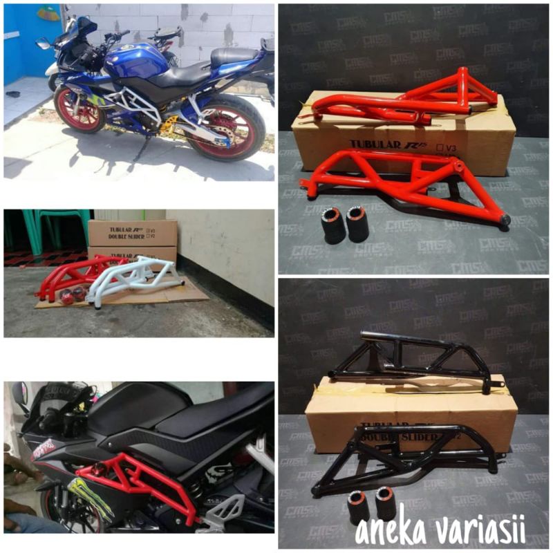 Jual crashbar/tubular yamaha r15 v3 plus jalu agna | Shopee Indonesia