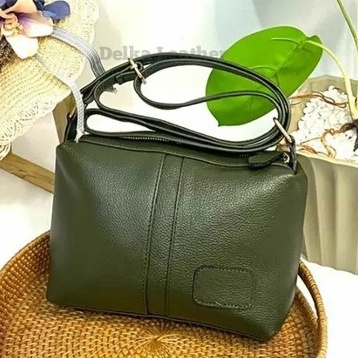Jual Tas Kulit Sapi Asli DL027 Wanita/ Tas Papirut Asli Kulit Sapi ...