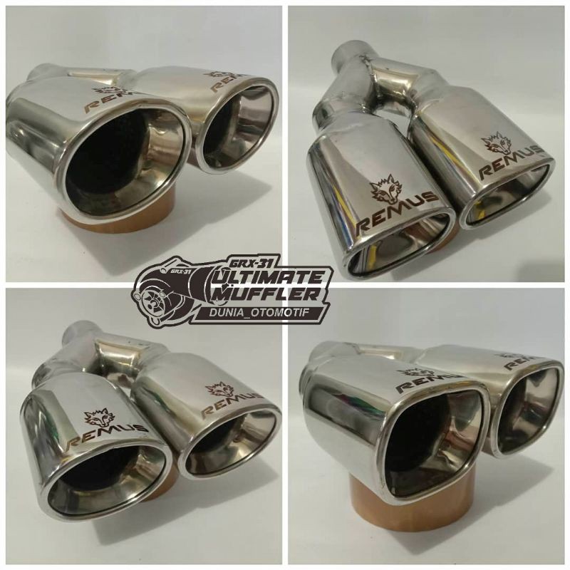 Jual Knalpot REMUS variasi cabang ( suara standar ) | Shopee Indonesia