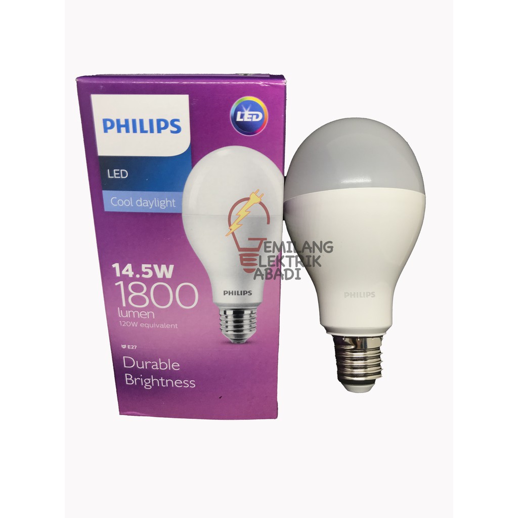 Jual Lampu Bohlam Bulb LED Philips 14.5 Watt 14,5watt Garansi 3Tahun ...