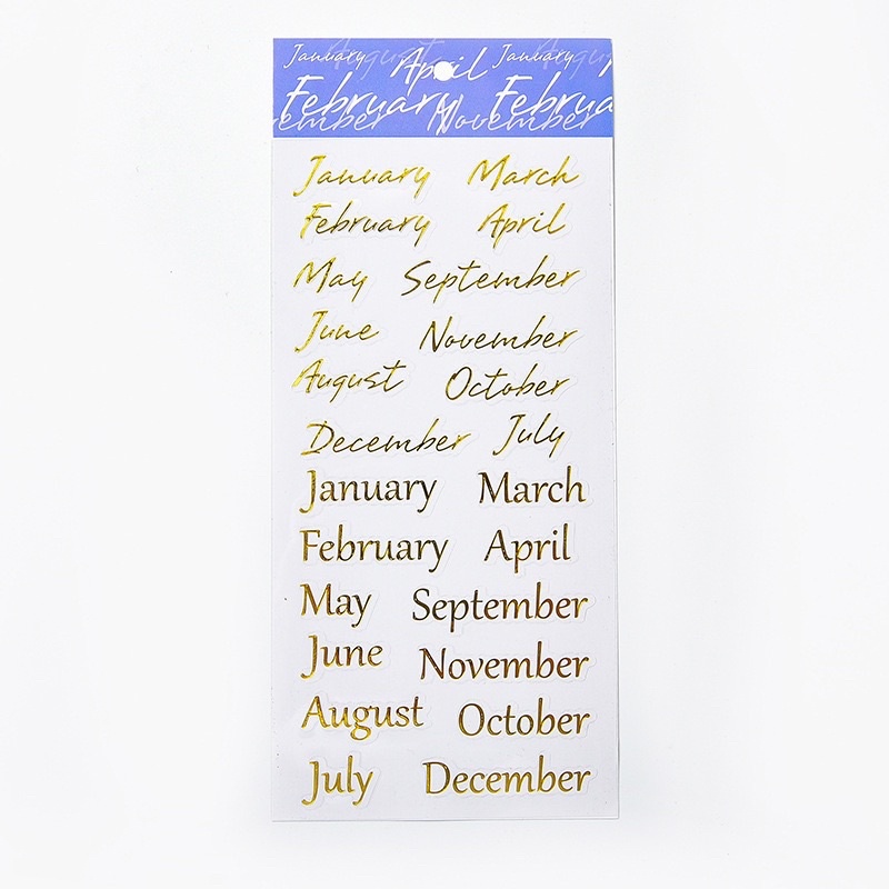 Jual DELUNASHOP Stiker Huruf gold alfabet Angka A-Z Cartoon Transparan ...