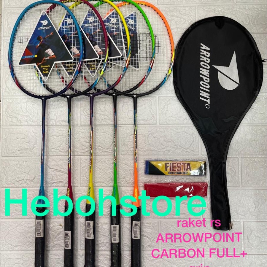 Jual Raket RS ARROWPOINT GALAXY FULL CARBON 10/20/30/50/60 +tas+grip ...