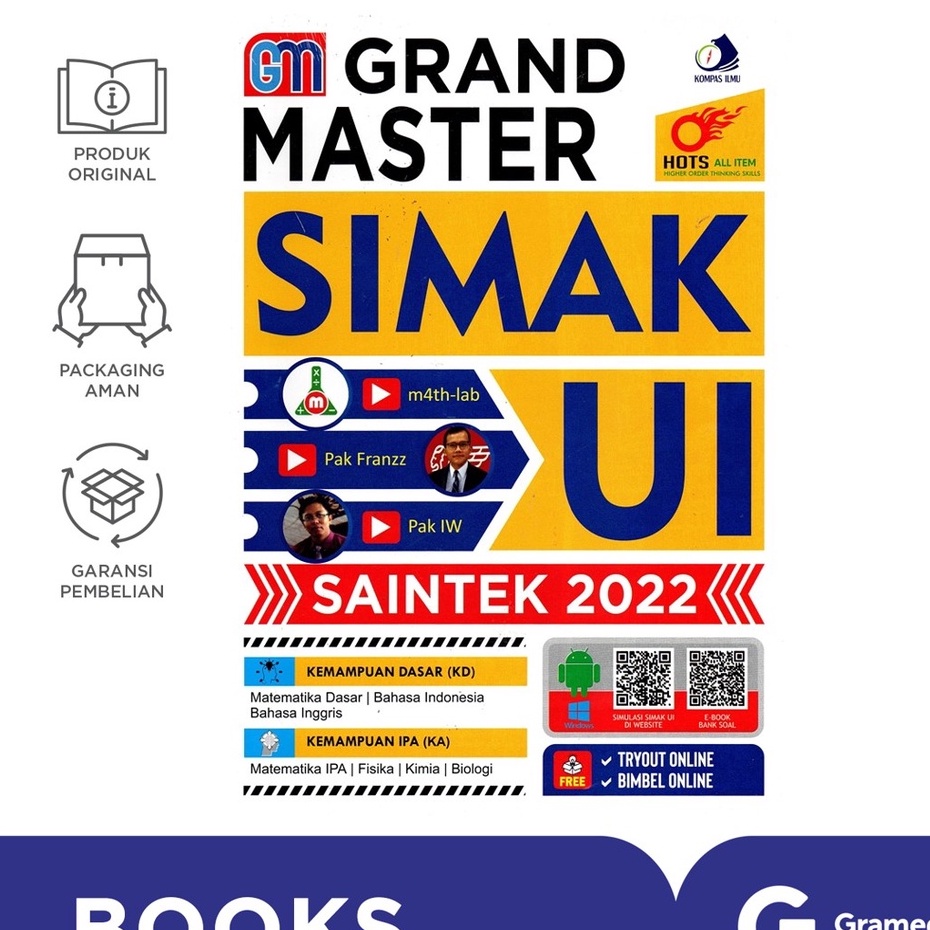 Jual Grand Master Simak Ui Saintek 2022 | Shopee Indonesia