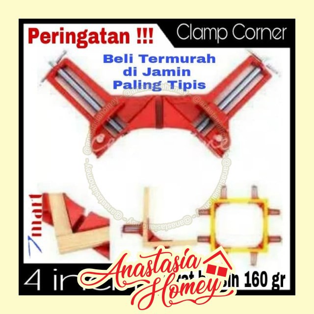 Jual AH1137 (MIN 2 PCS) ELEKTRONIK CLAMP CORNER KLEMP BEST KAYU SIKU ...