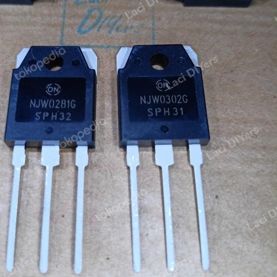 Jual Transistor NJW0281 + NJW0302. (1 set) | Shopee Indonesia