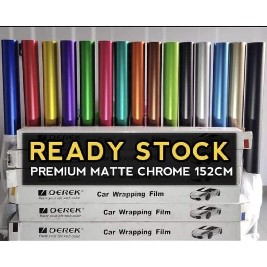Jual Sticker Derek Metalic Matt 152cm ( Meteran ) | Shopee Indonesia