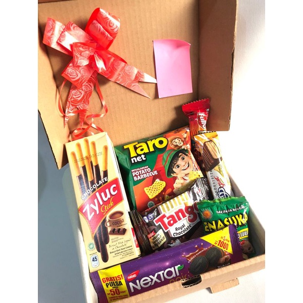 Jual Snackbox custom/snack box/hampers box/hampers snack/hampers hadiah ...