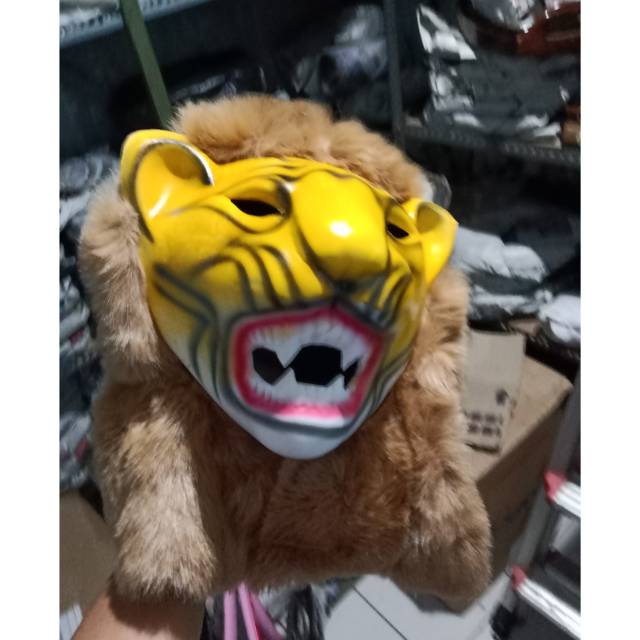Jual Mainan anak topeng singa custom singa macan | Shopee Indonesia