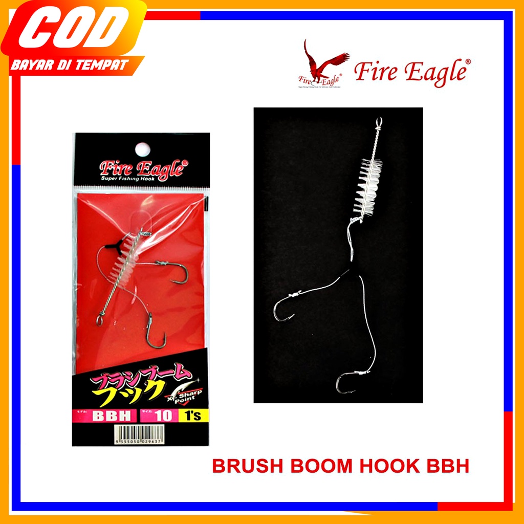 Jual RANGKAIAN KAIL PANCING FIRE EAGLE BRUSH BOOM HOOK | Shopee Indonesia