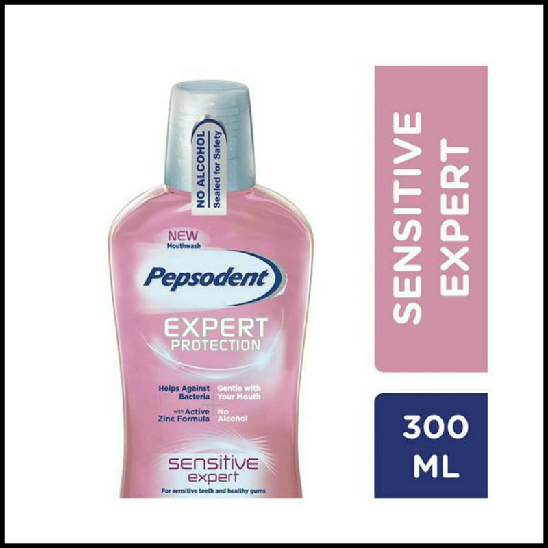 Jual Pepsodent Mouthwash Expert Protection 300ml all variant | Shopee ...