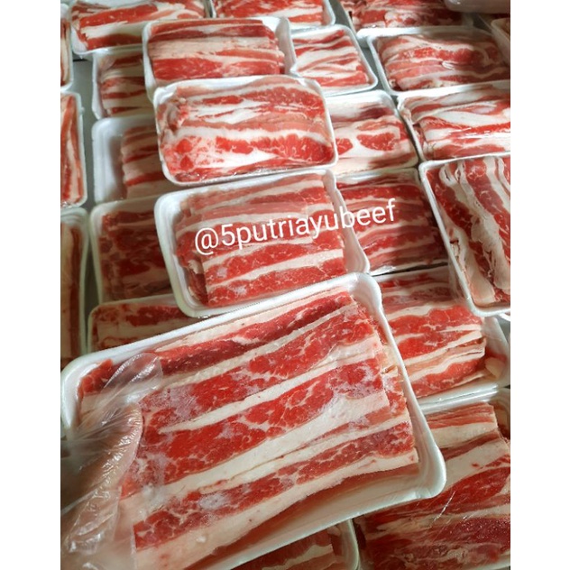 Jual Slice Beef / Shortplate / Daging Sapi Slice/ Sliced beef fat ...