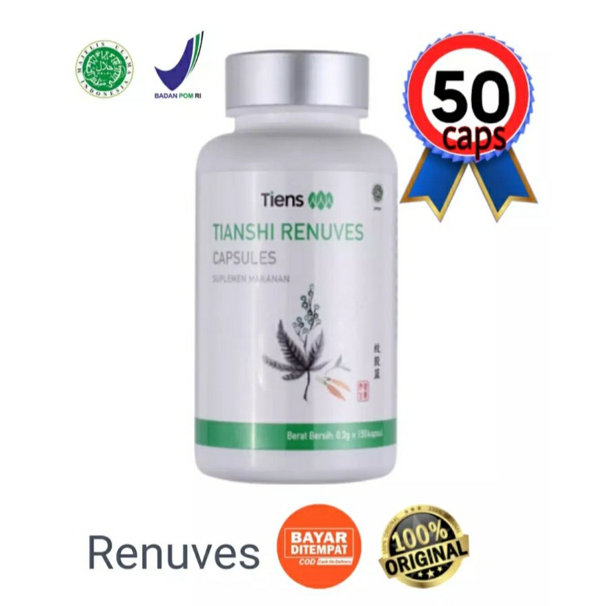 Jual TIENS RENUVES CAPSULE |TRC (50 Capsule) | Pembersih Paru-Paru ...