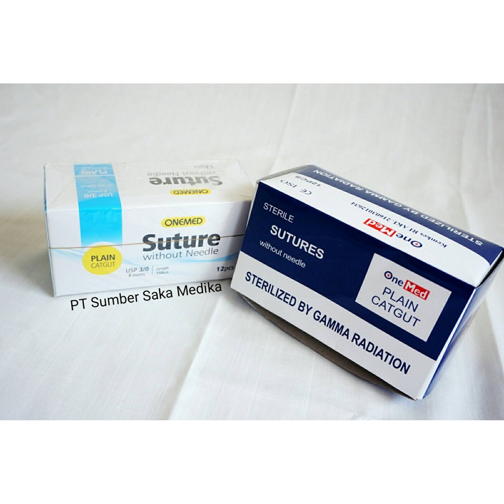 Jual Benang Operasi Catgut Plain 2/0 Dan 3/0 ONEMED | Shopee Indonesia
