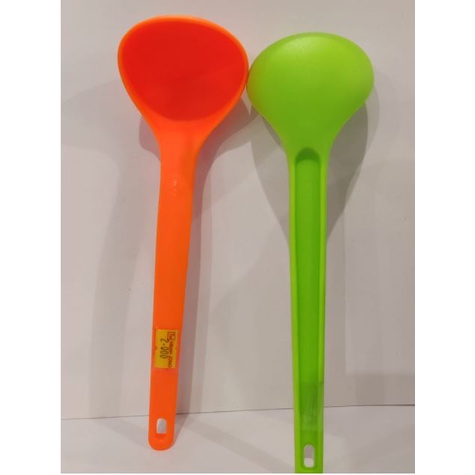 Jual sendok sayur plastik centong/warna hijau/gayung sayur/ es buah ...