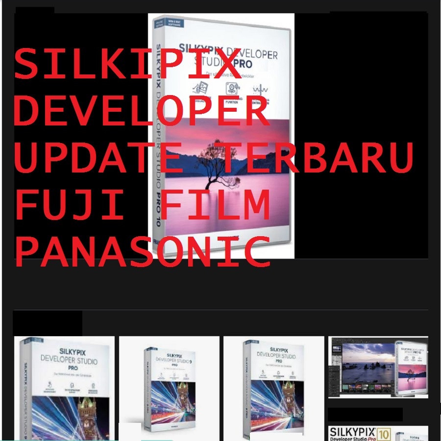 Jual [Work100%]SILKYPIX Developer Studi0 Pro FUJIFILM 11.4.3 / Panasonic 11.3.3 / Pro 11.0.4 ...
