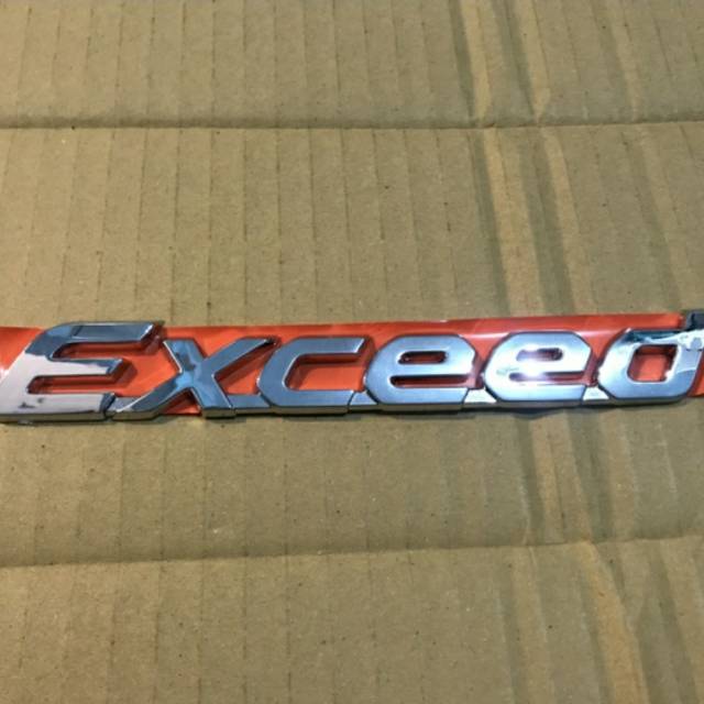 Jual Emblem Xpander, Emblem Mobil Xpander tulisan Exceed (100% ORIGINAL ...