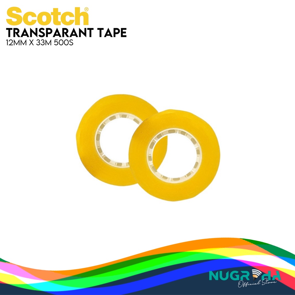 Jual ISOLASI BENING SCOTCH 12MM X 33M 500S | Shopee Indonesia