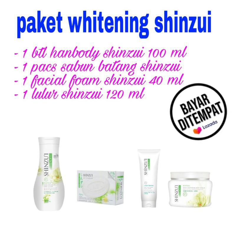 Jual Paket 4 in 1 Shinzui [Promo] | Shopee Indonesia