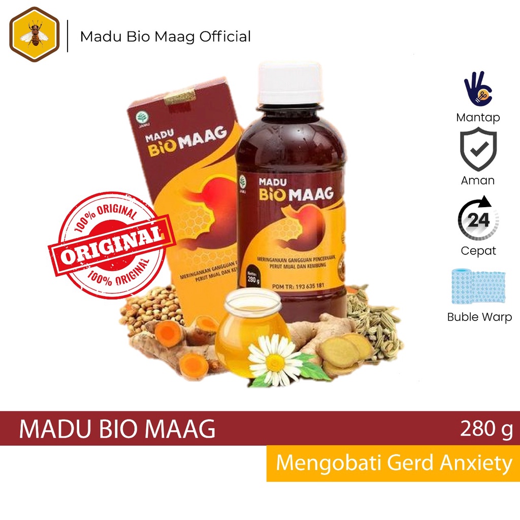 Jual Biomaag Madu Biomaag Original Madu Biomaag Untuk Asam Lambung Asli ...